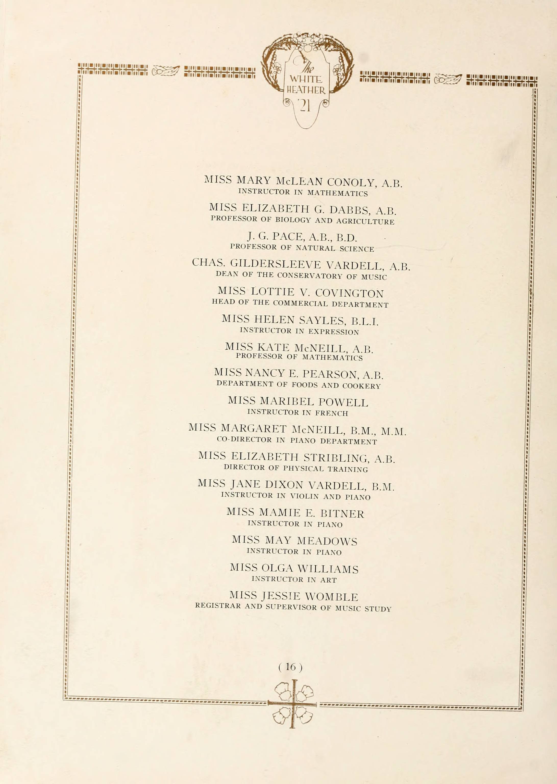 The White Heather [1921]