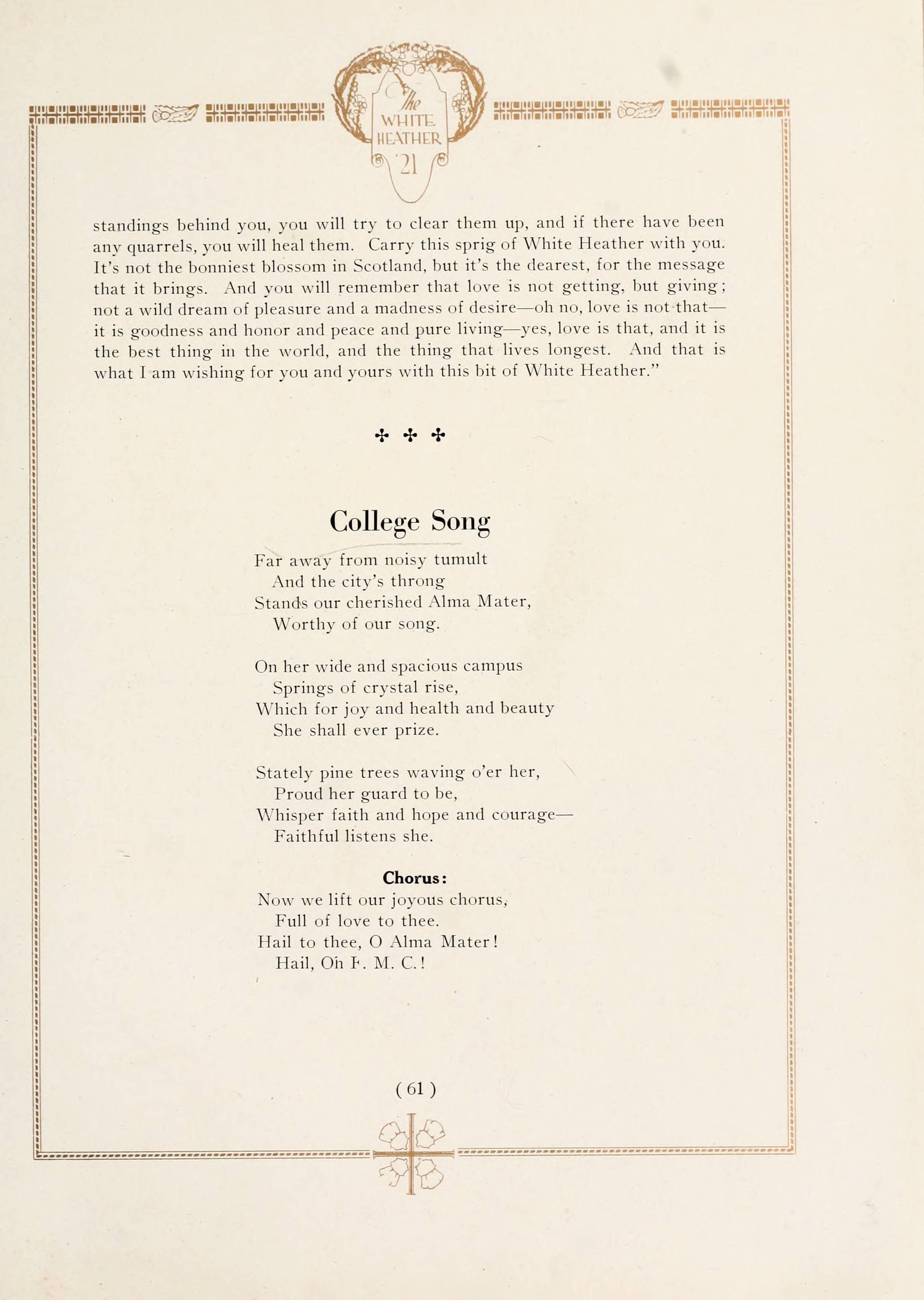 The White Heather [1921]