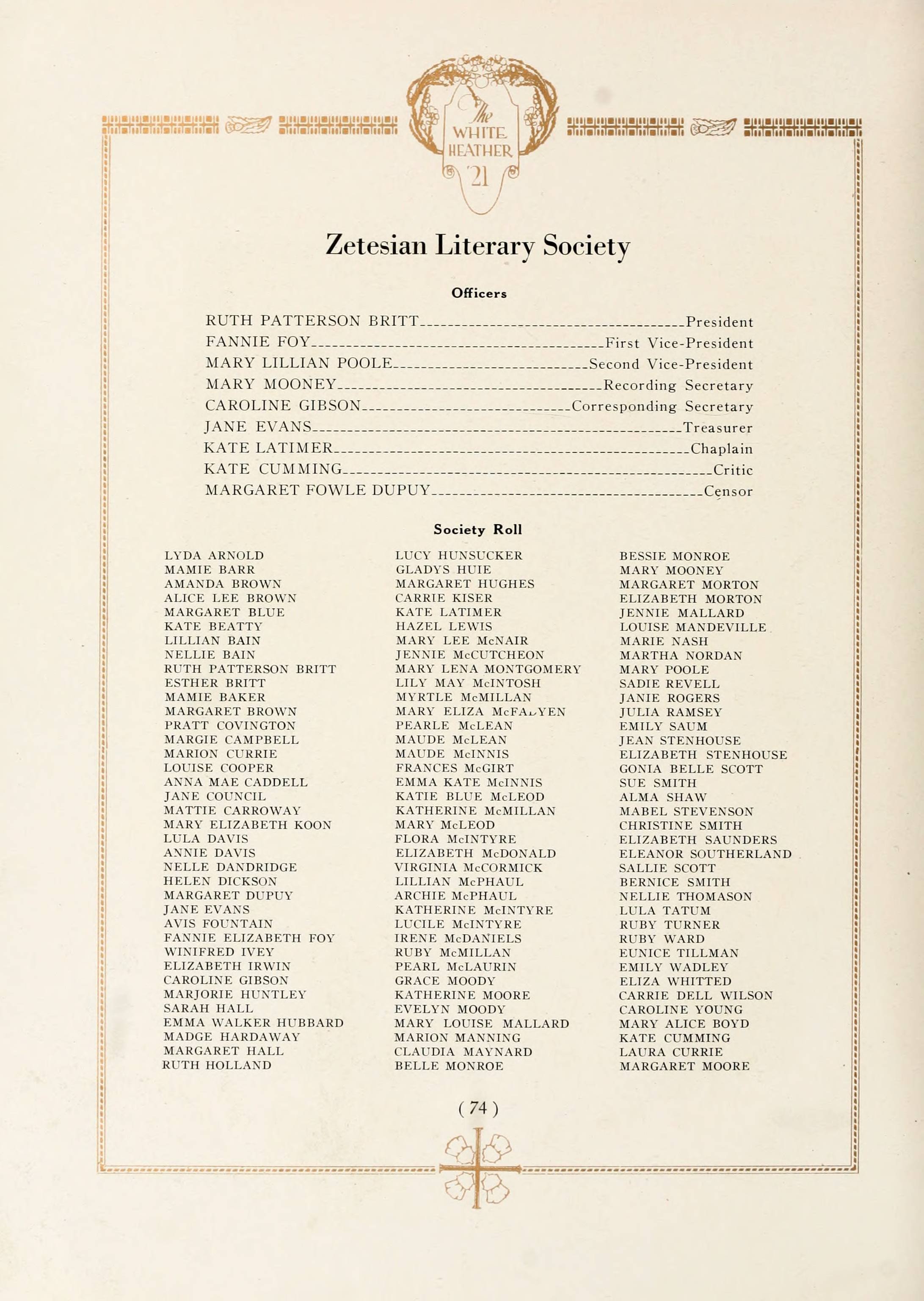 The White Heather [1921]