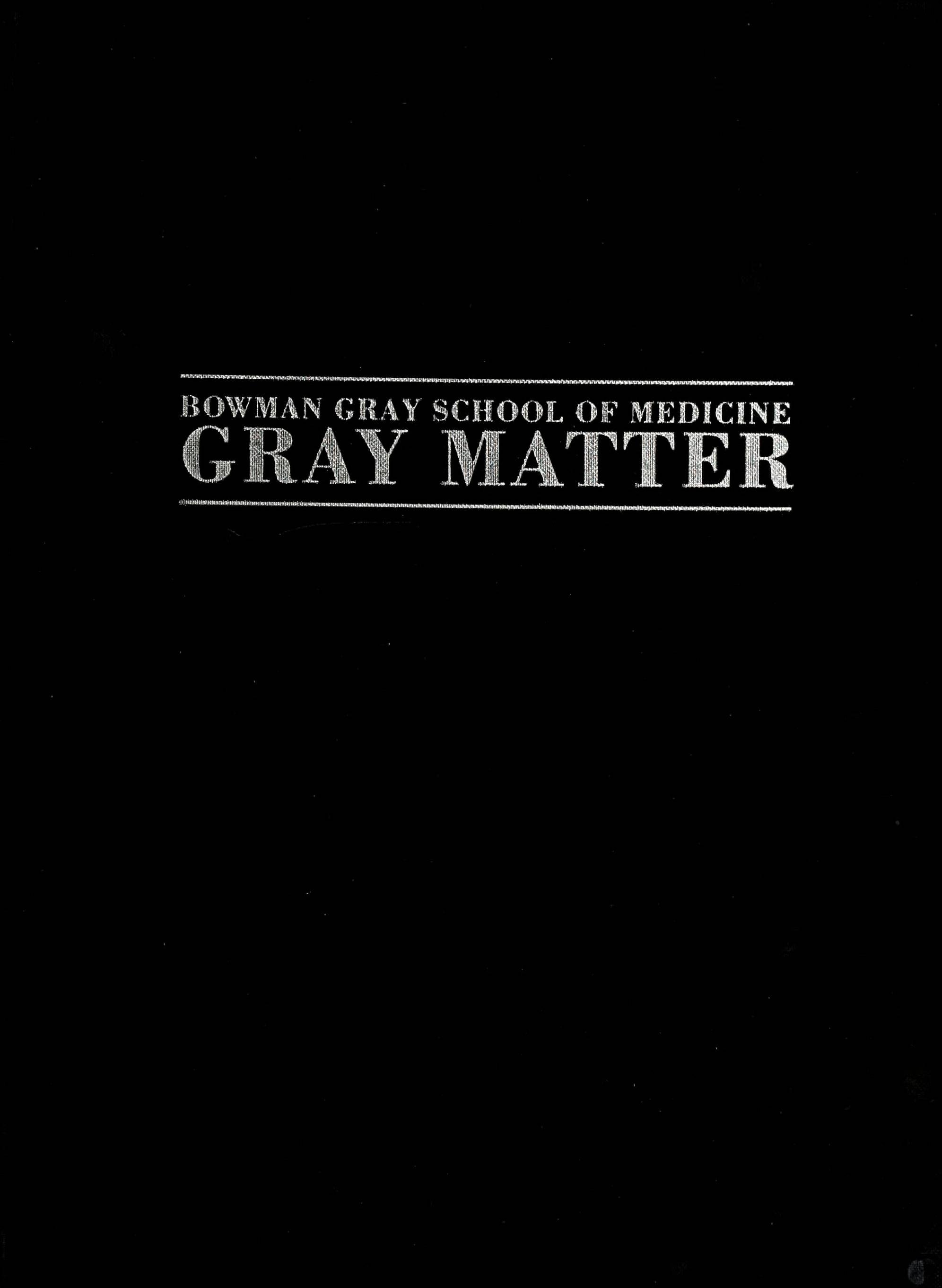 Gray Matter [1997]