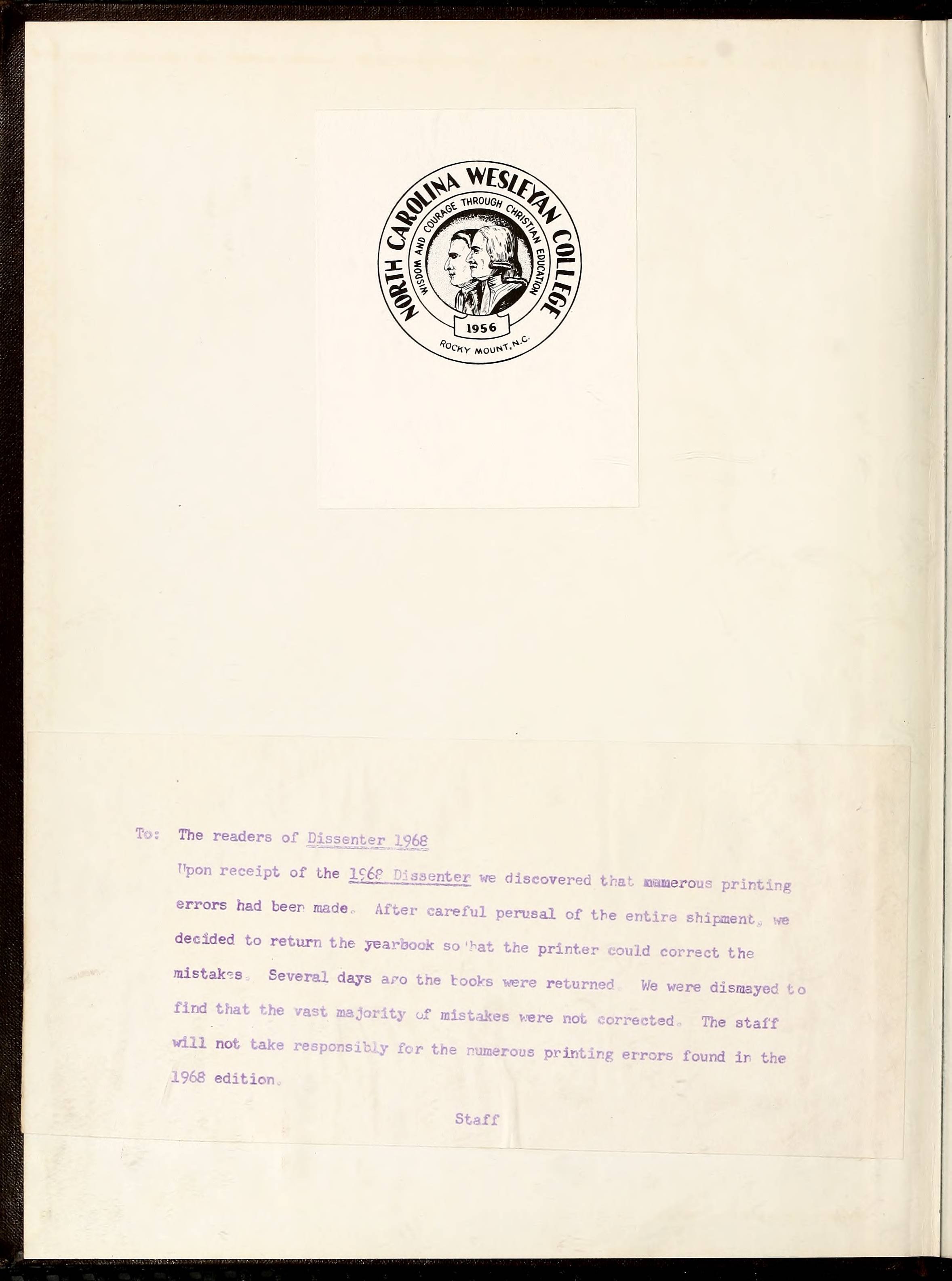 The Dissenter [1968]