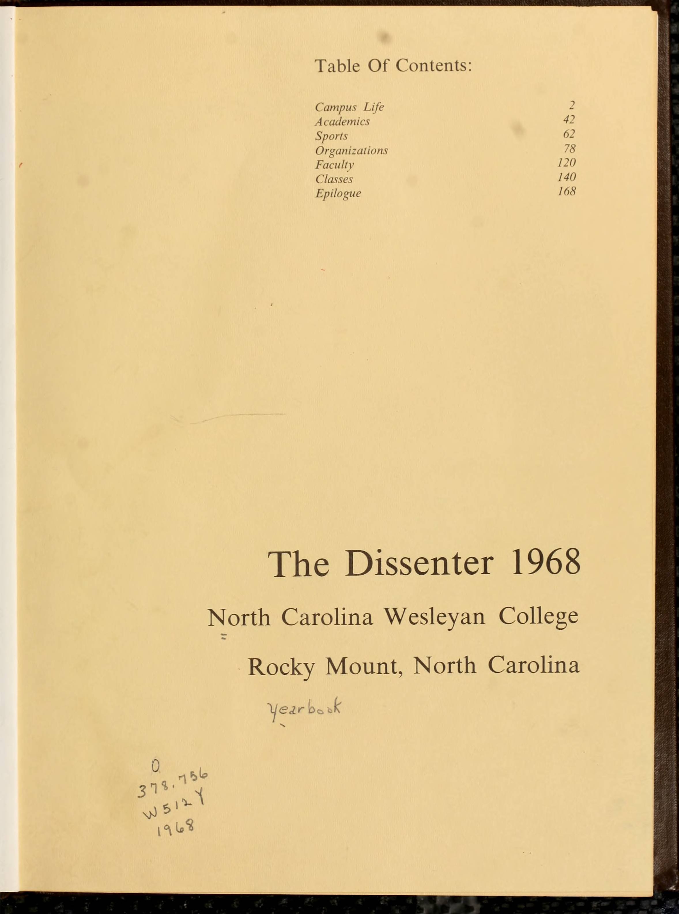 The Dissenter [1968]
