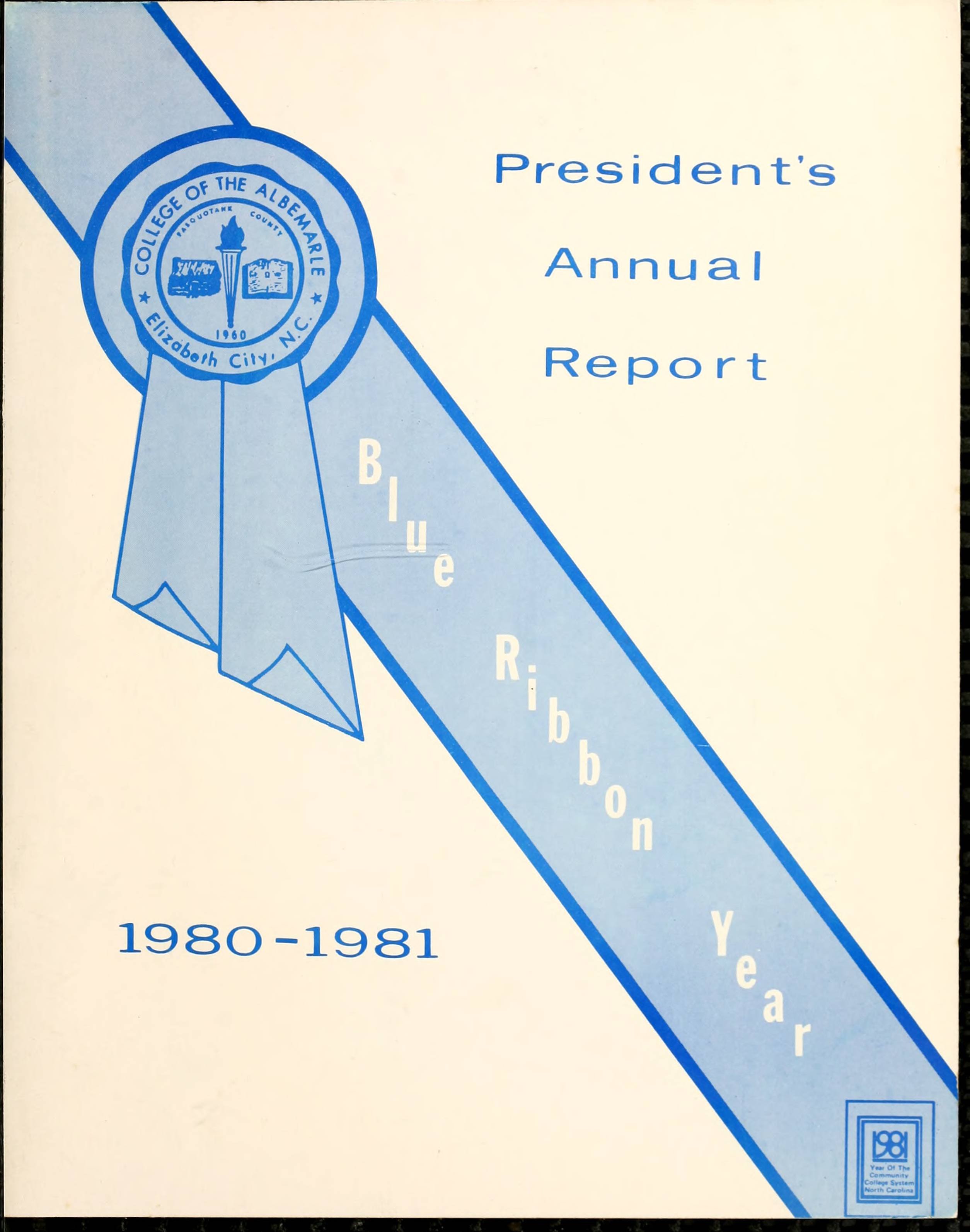President's Annual Report [1980-1981]