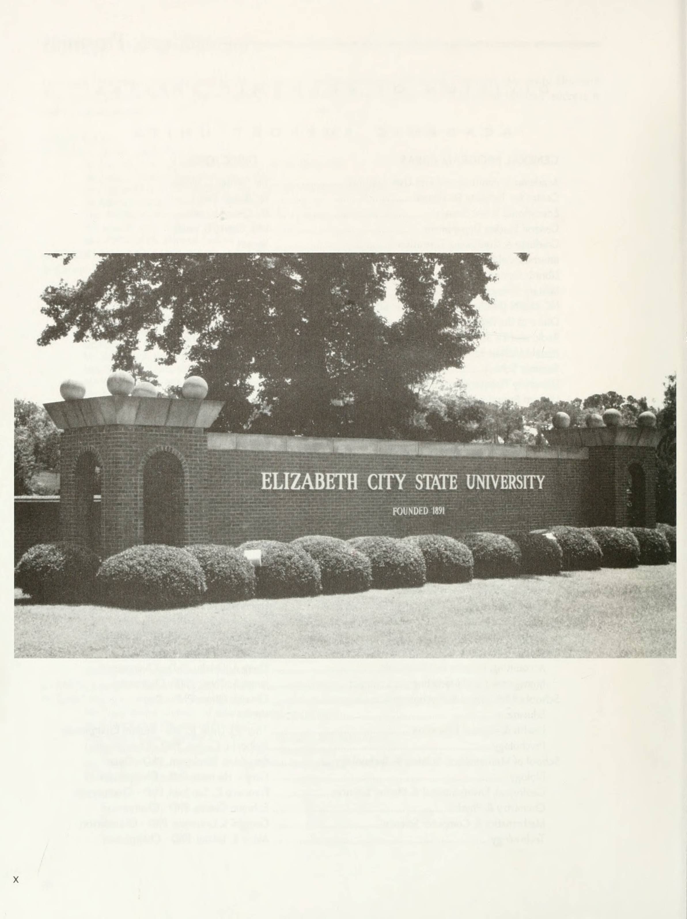 Elizabeth City State University Catalog [2004-2006]