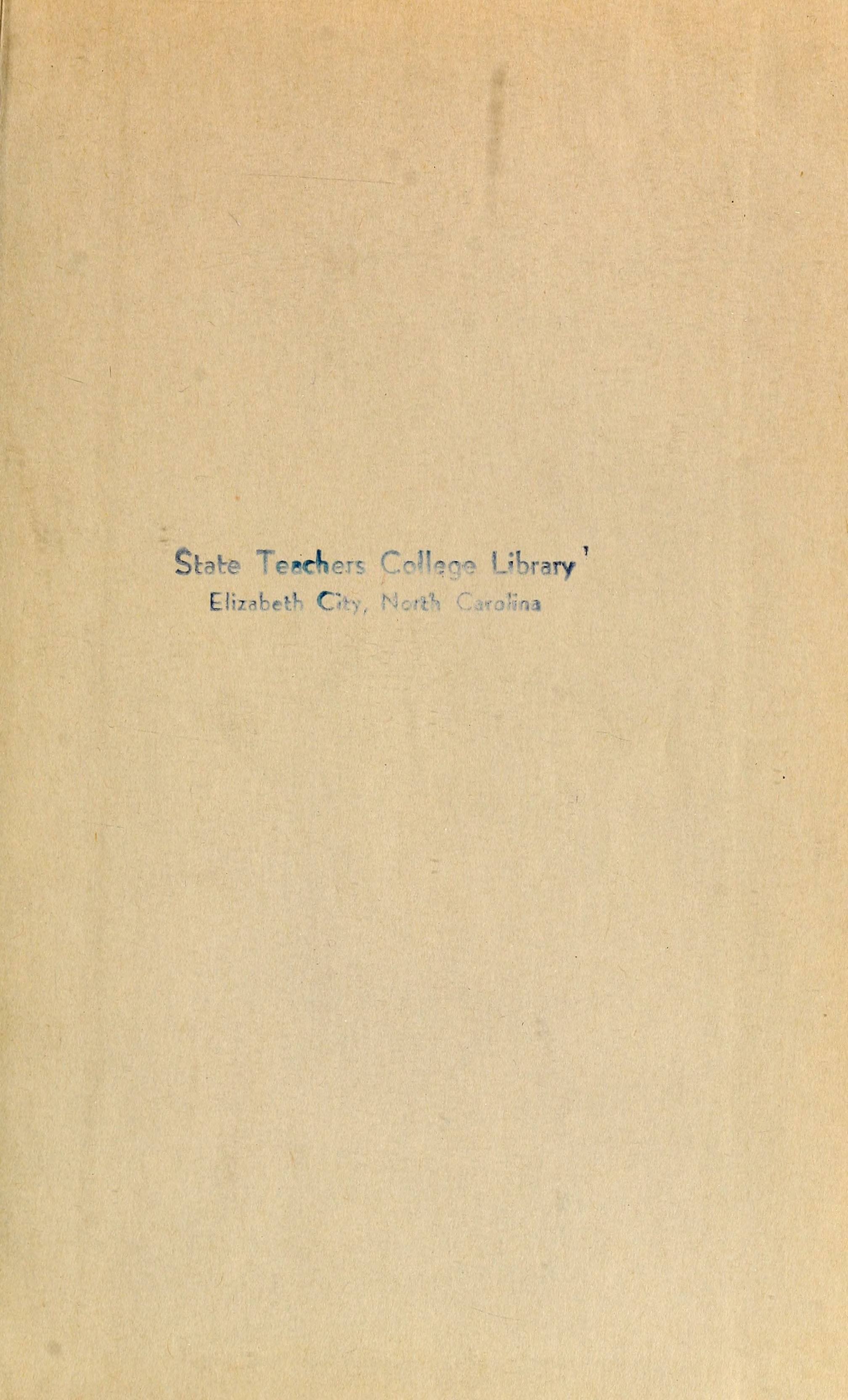Elizabeth City State Teachers College Catalogues [1920-1925]