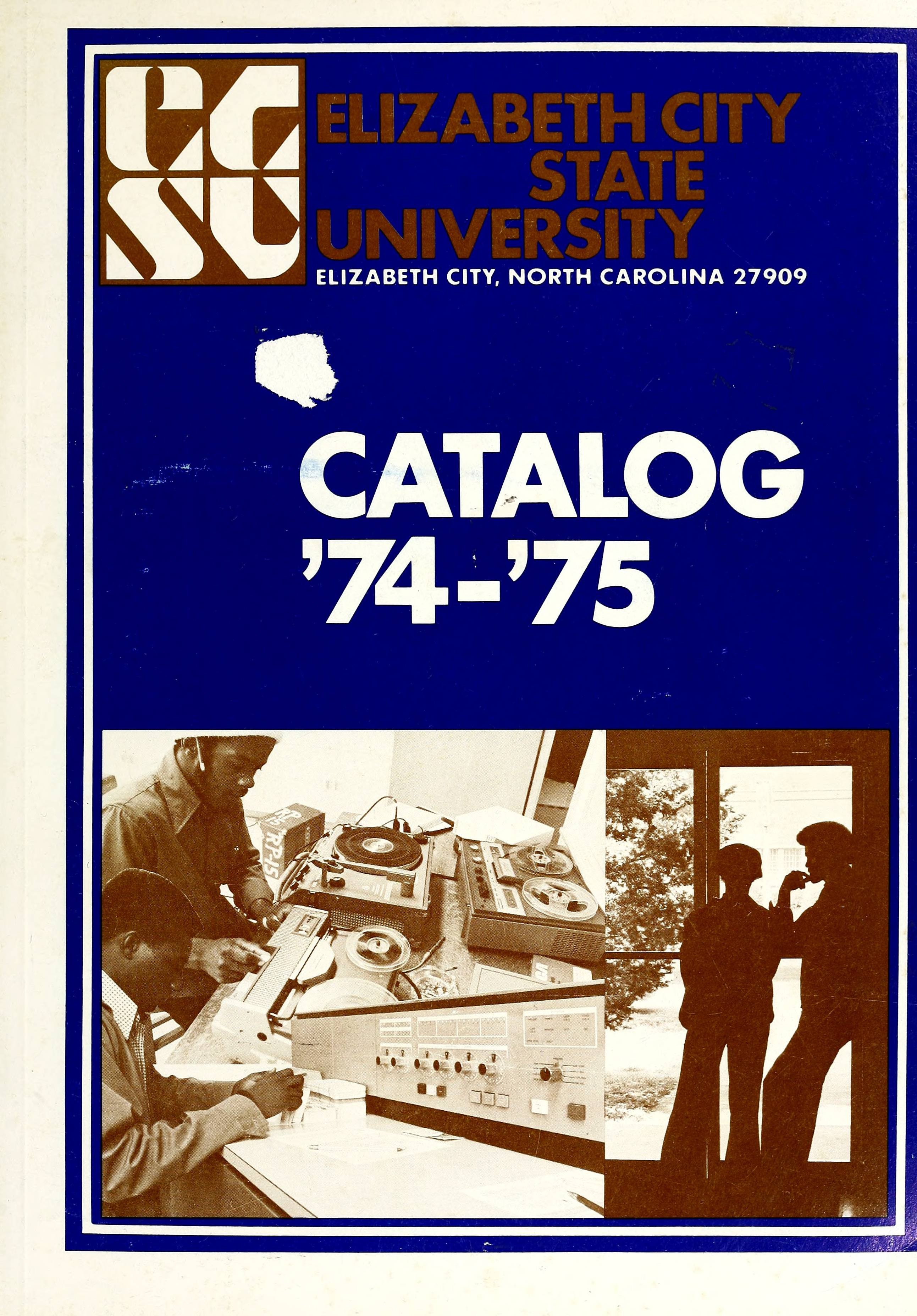 Elizabeth City State University Catalog [1974-1975]