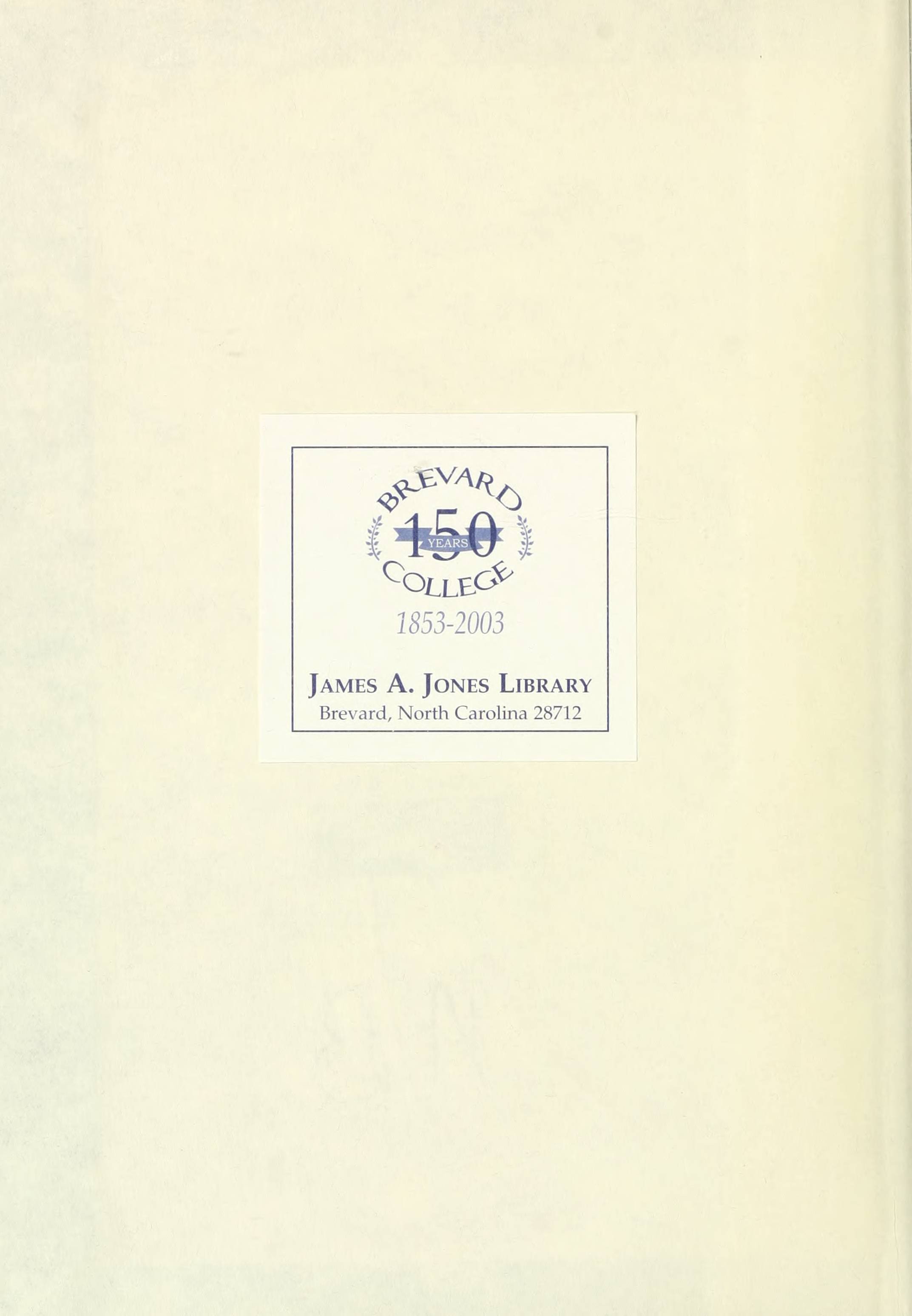 Weaverville College Catalog [1895]