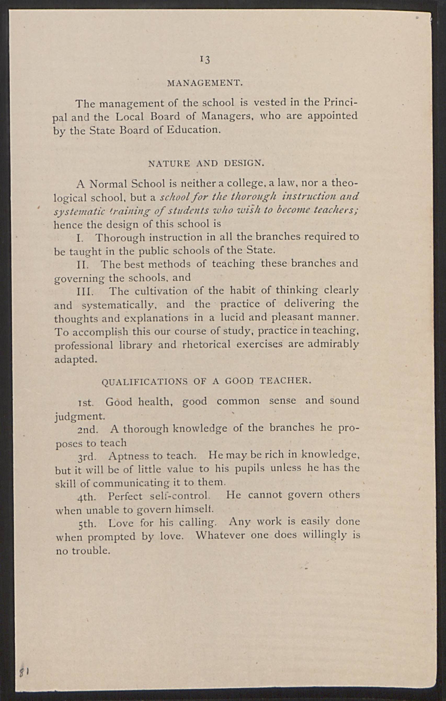North Carolina State Colored Normal School Catalog [1892-1893]