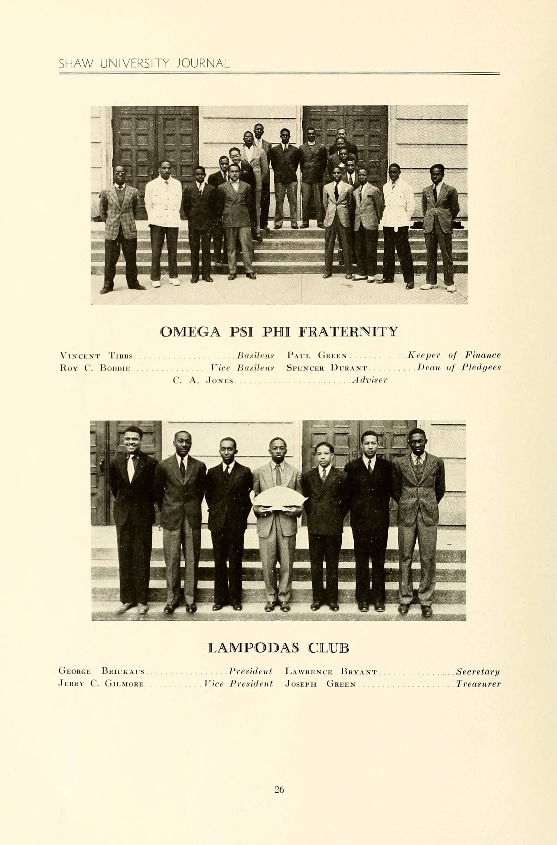 The Shaw University Journal: Commencement Number [1938]