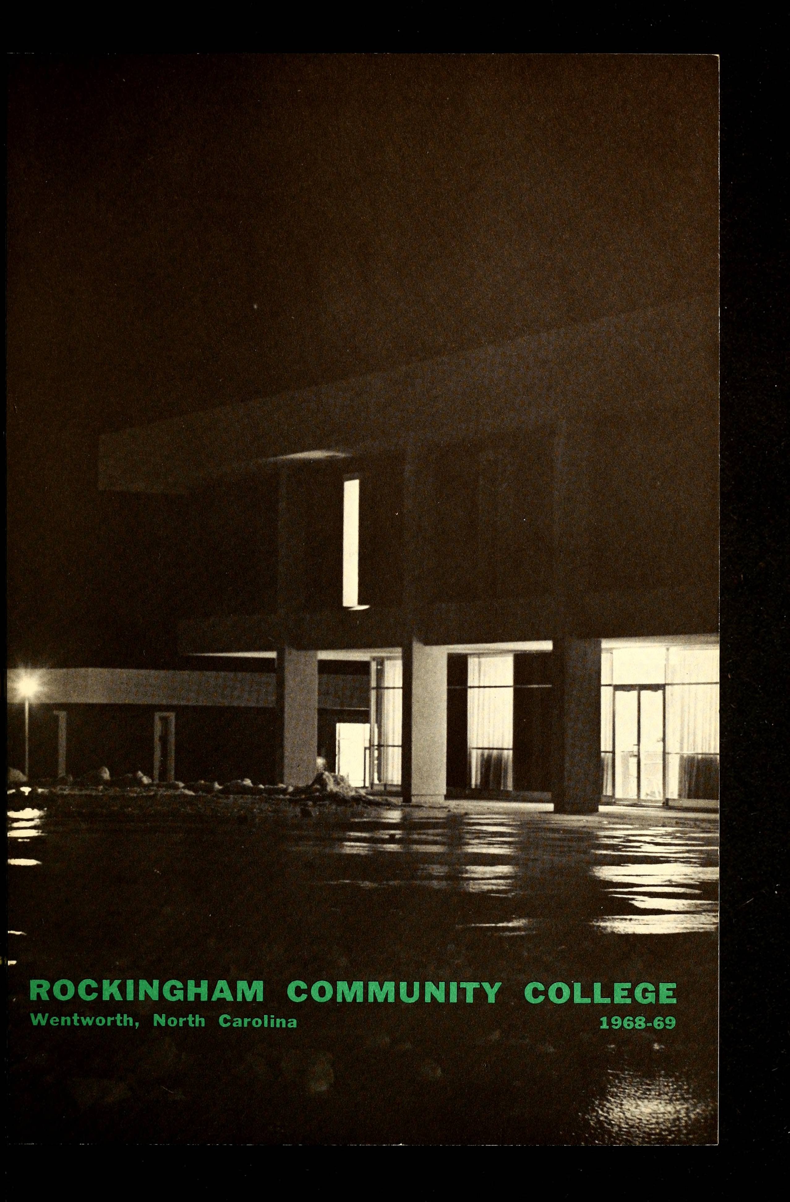 Rockingham Community College Catalog [1968-1969]