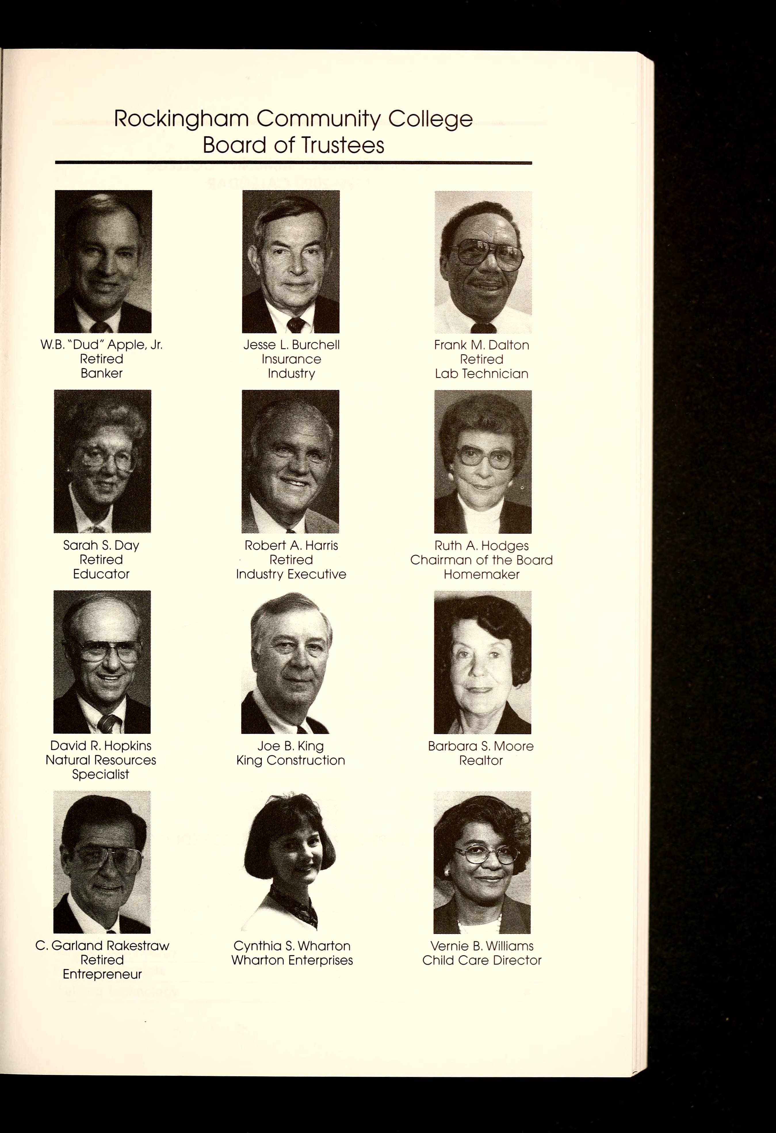 Rockingham Community College Catalog [1999-2000]