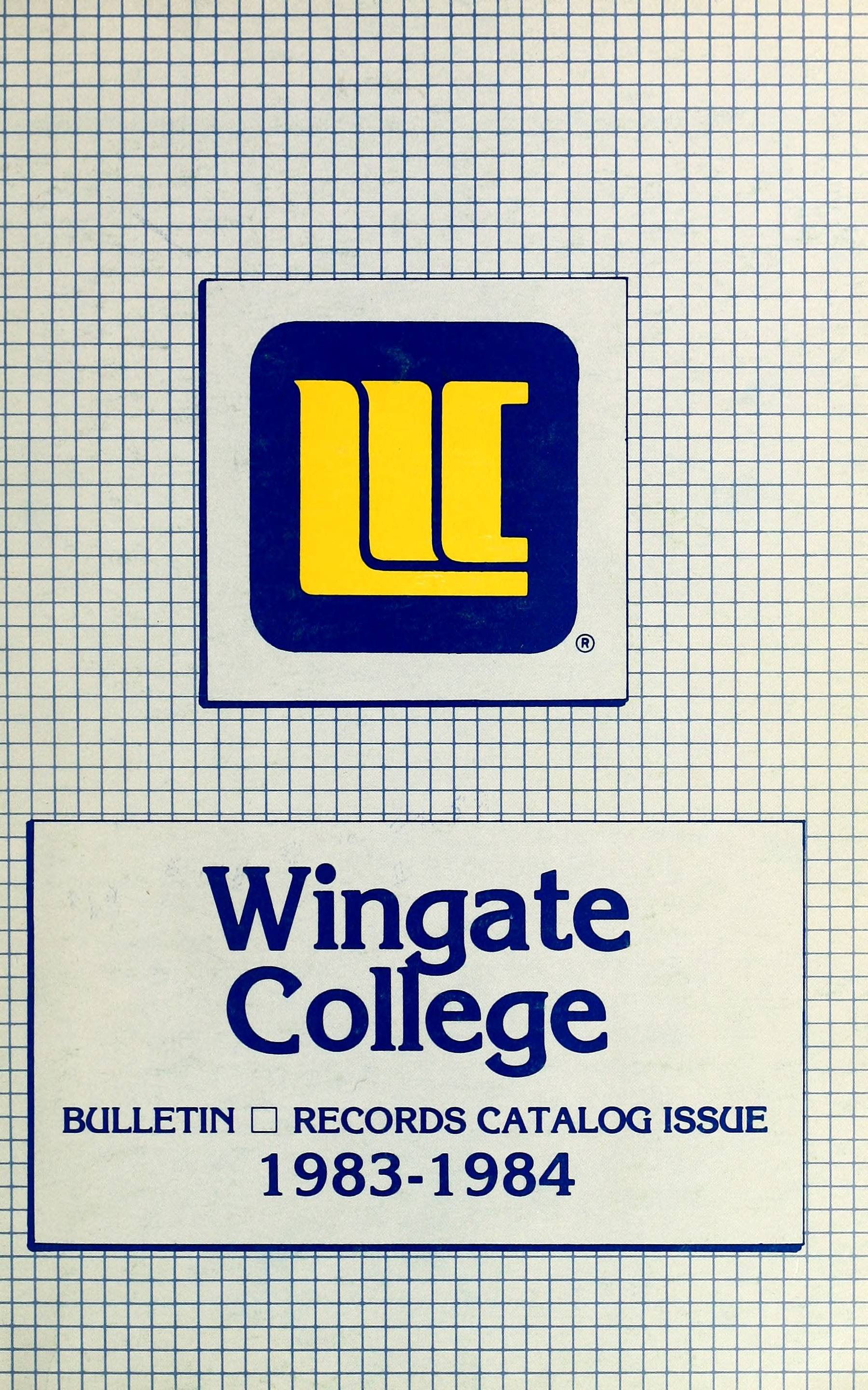 Wingate College Bulletin [1983-1984]