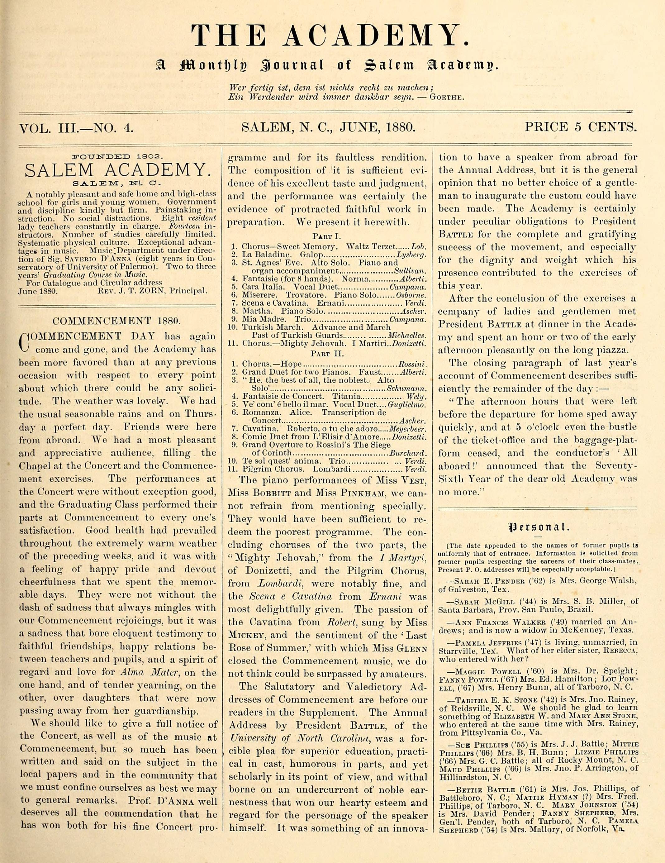 The Academy [1878-1888]