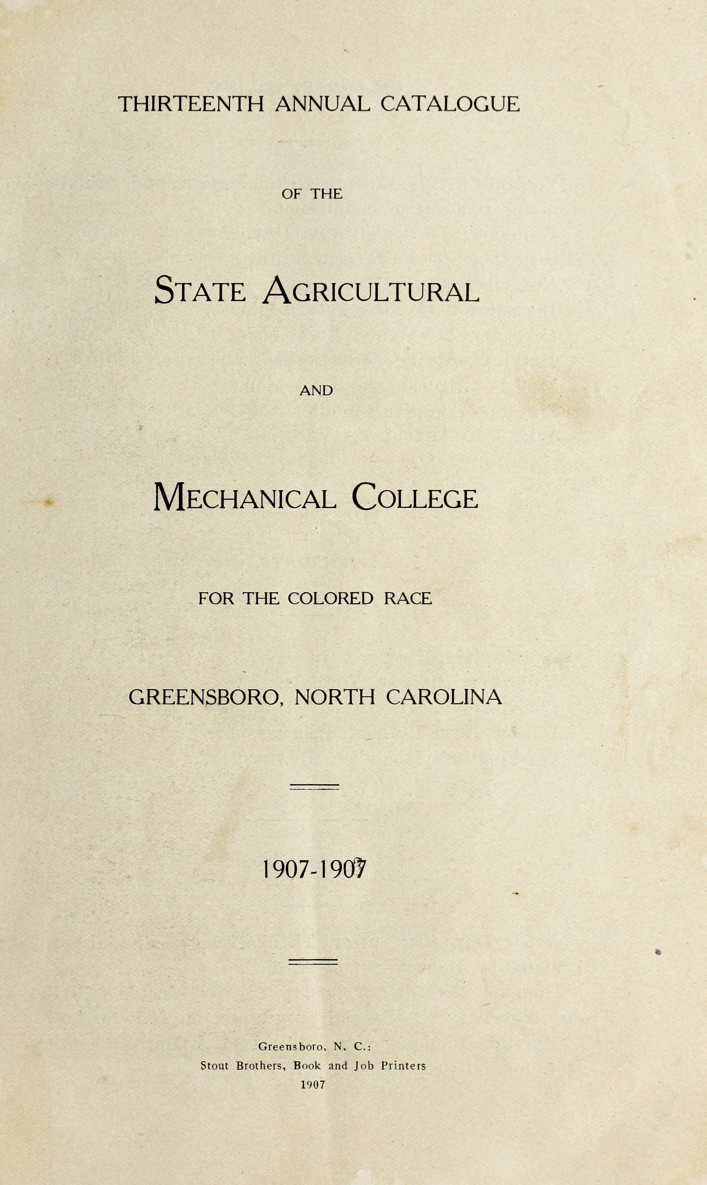 Annual Catalog [1907-1908]