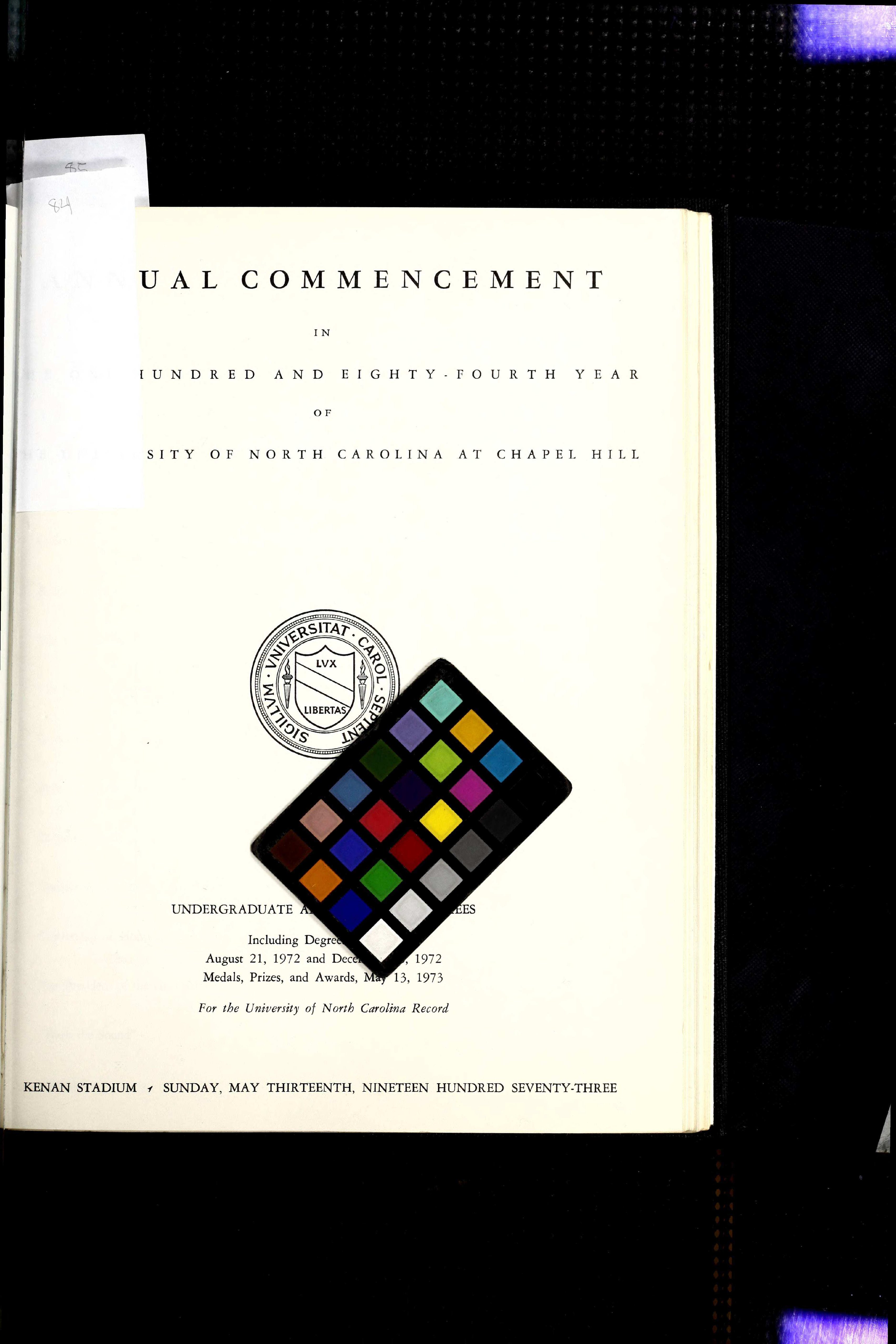 Commencement [1972]