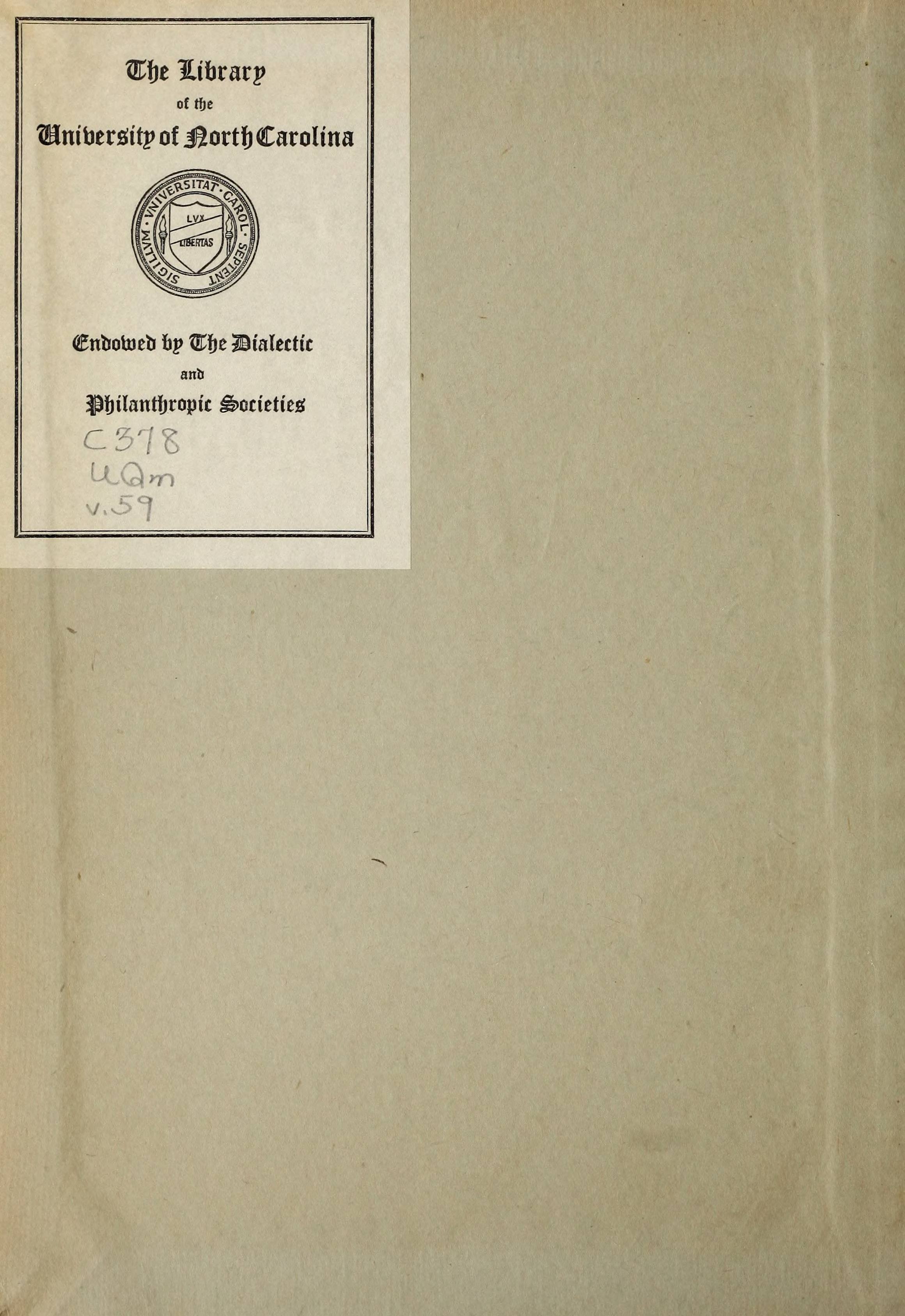 The Carolina Magazine [1928-1929]