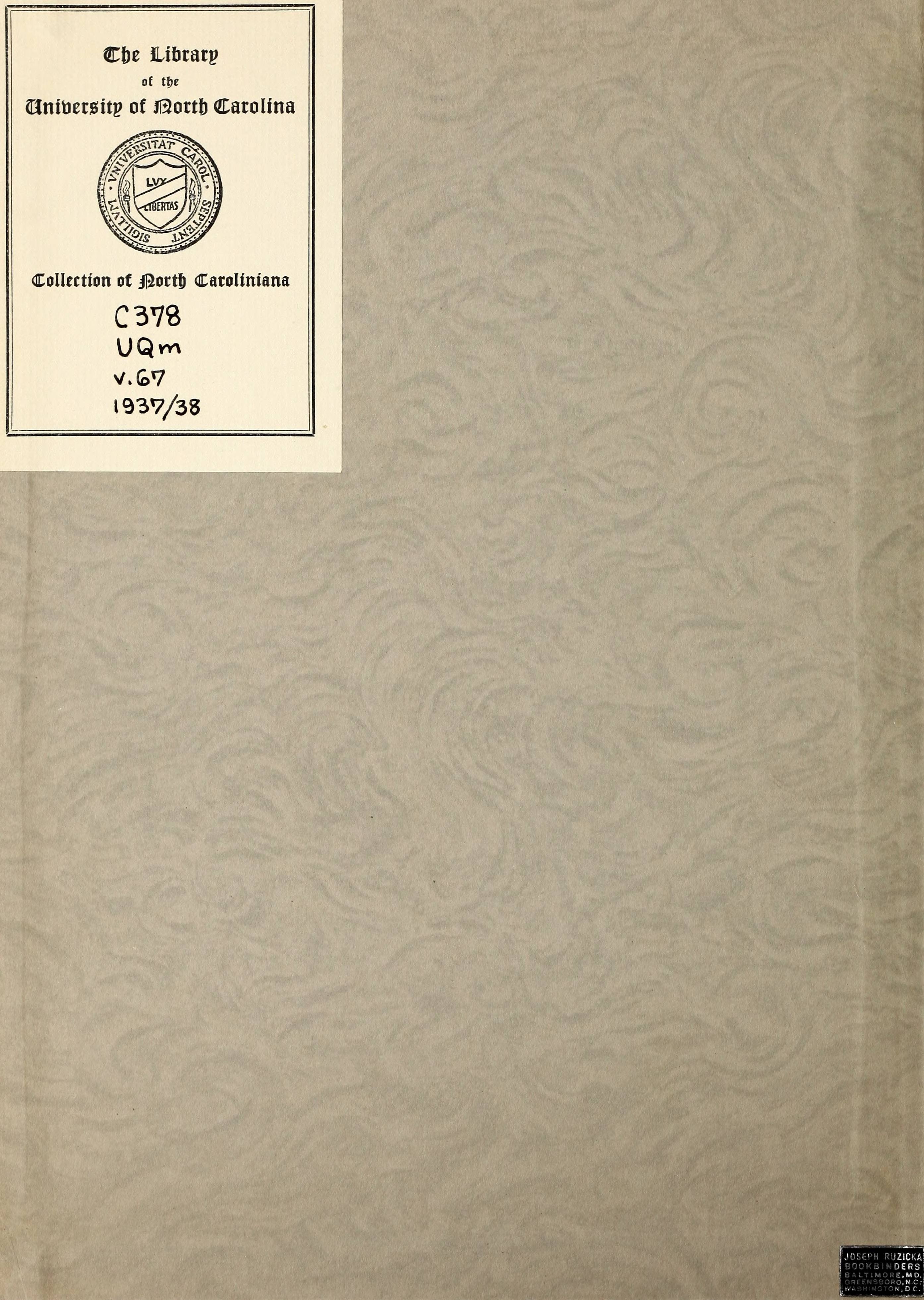 The Carolina Magazine [1937-1938]