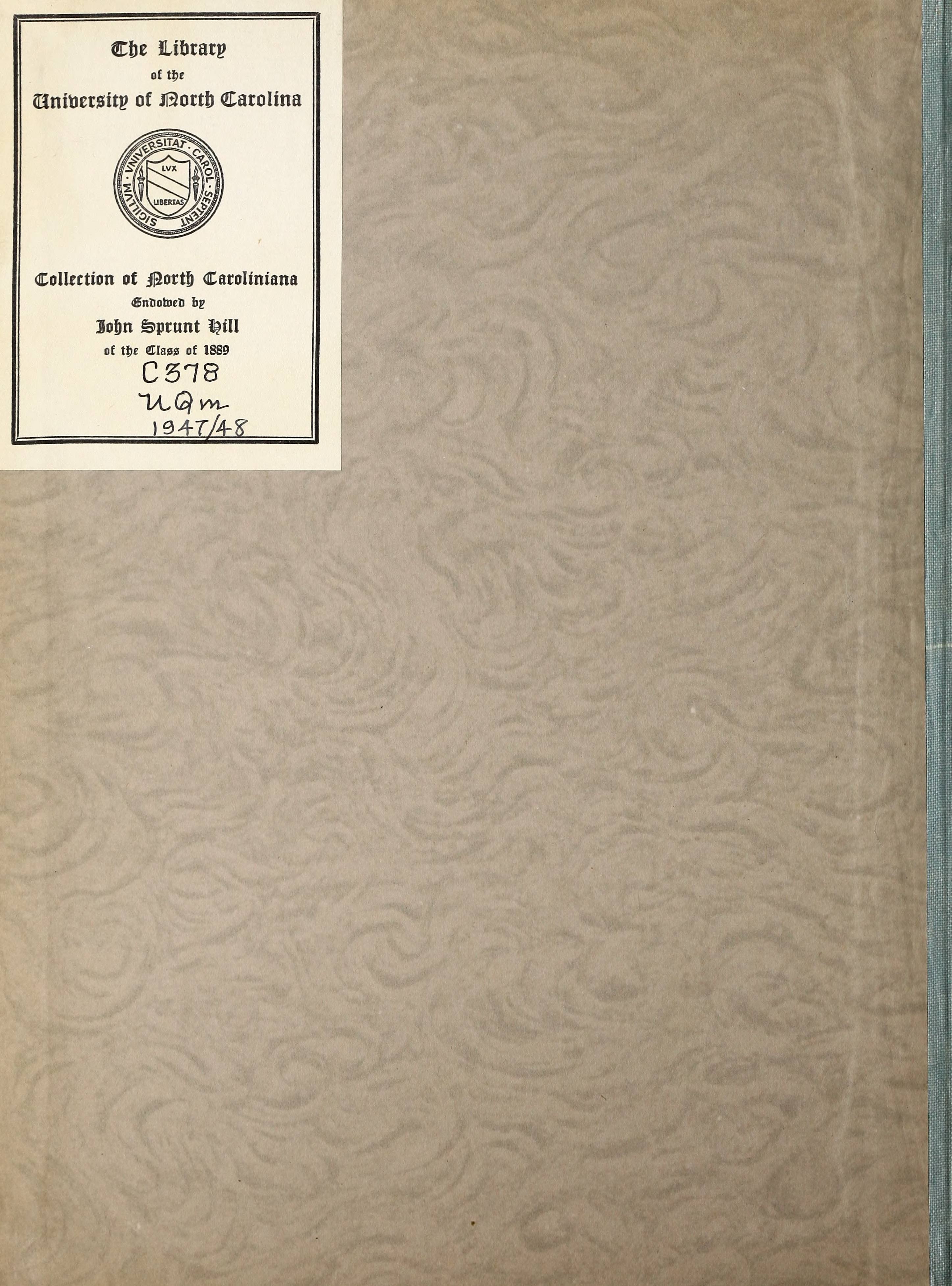 The Carolina Magazine [1947-1948]