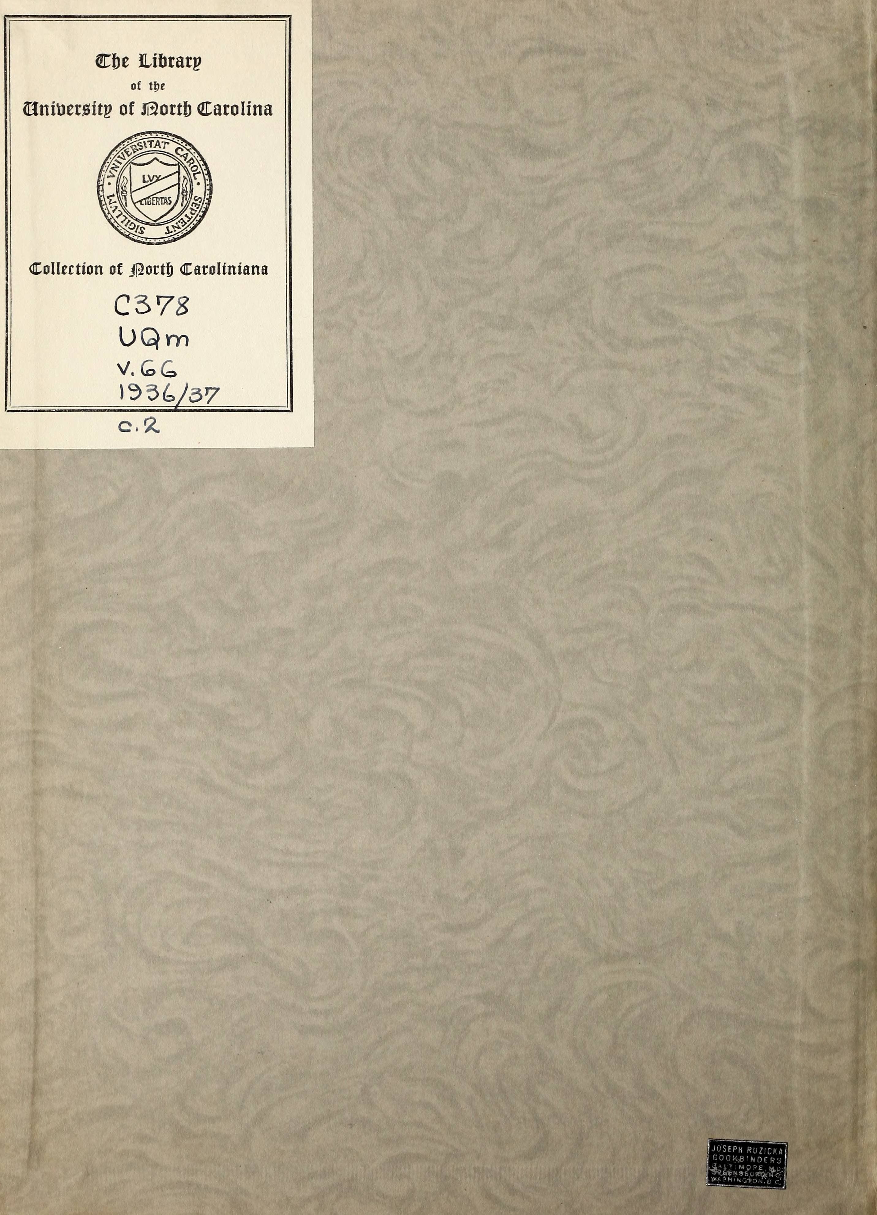 The Carolina Magazine [1936-1937]