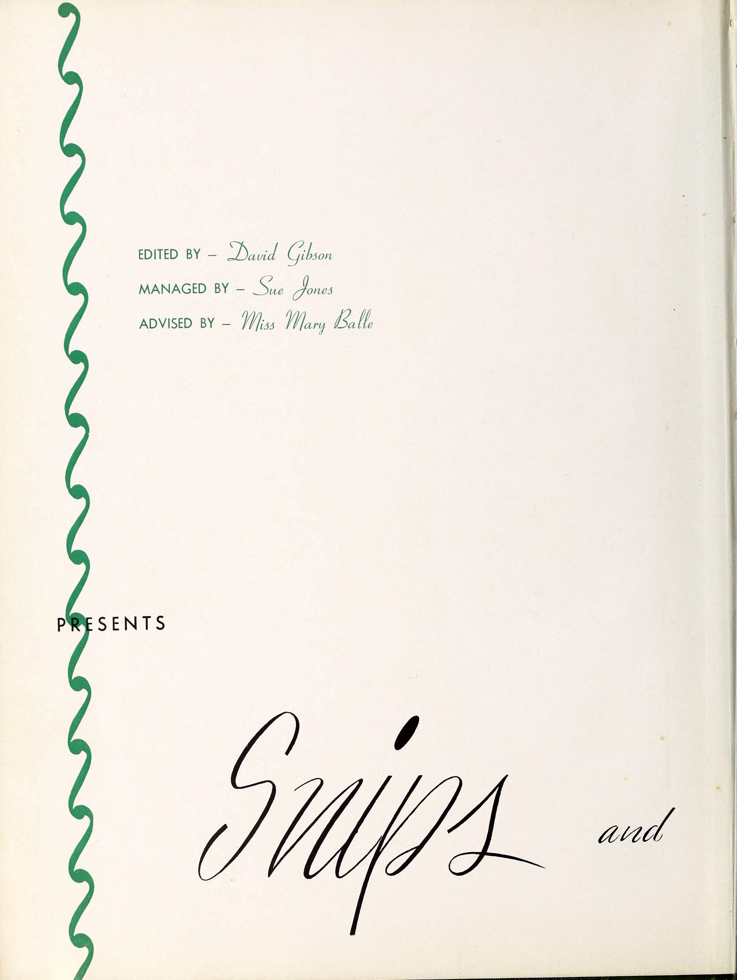 Snips and Cuts [1951]