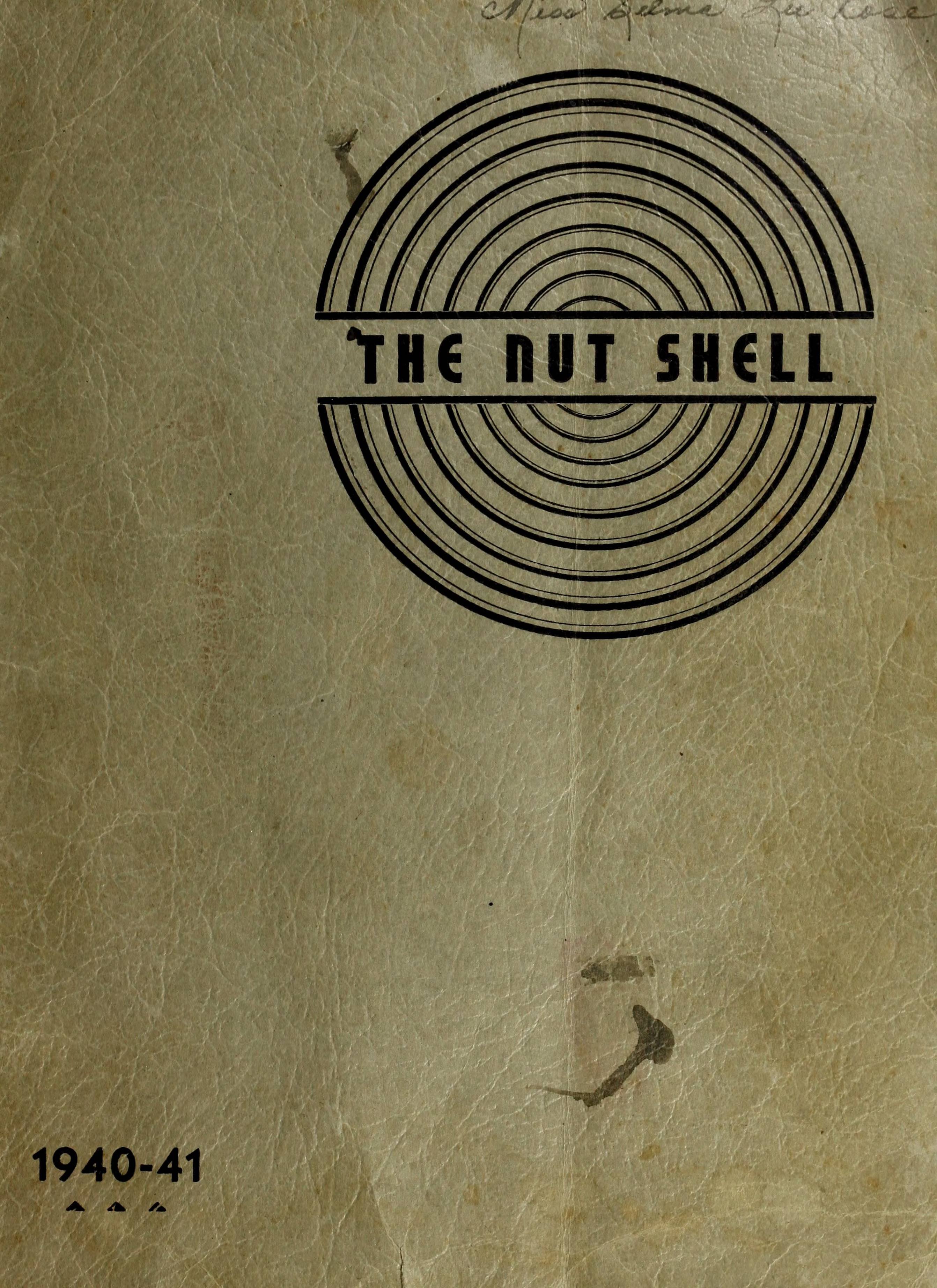 The Nut Shell [1940-1941]