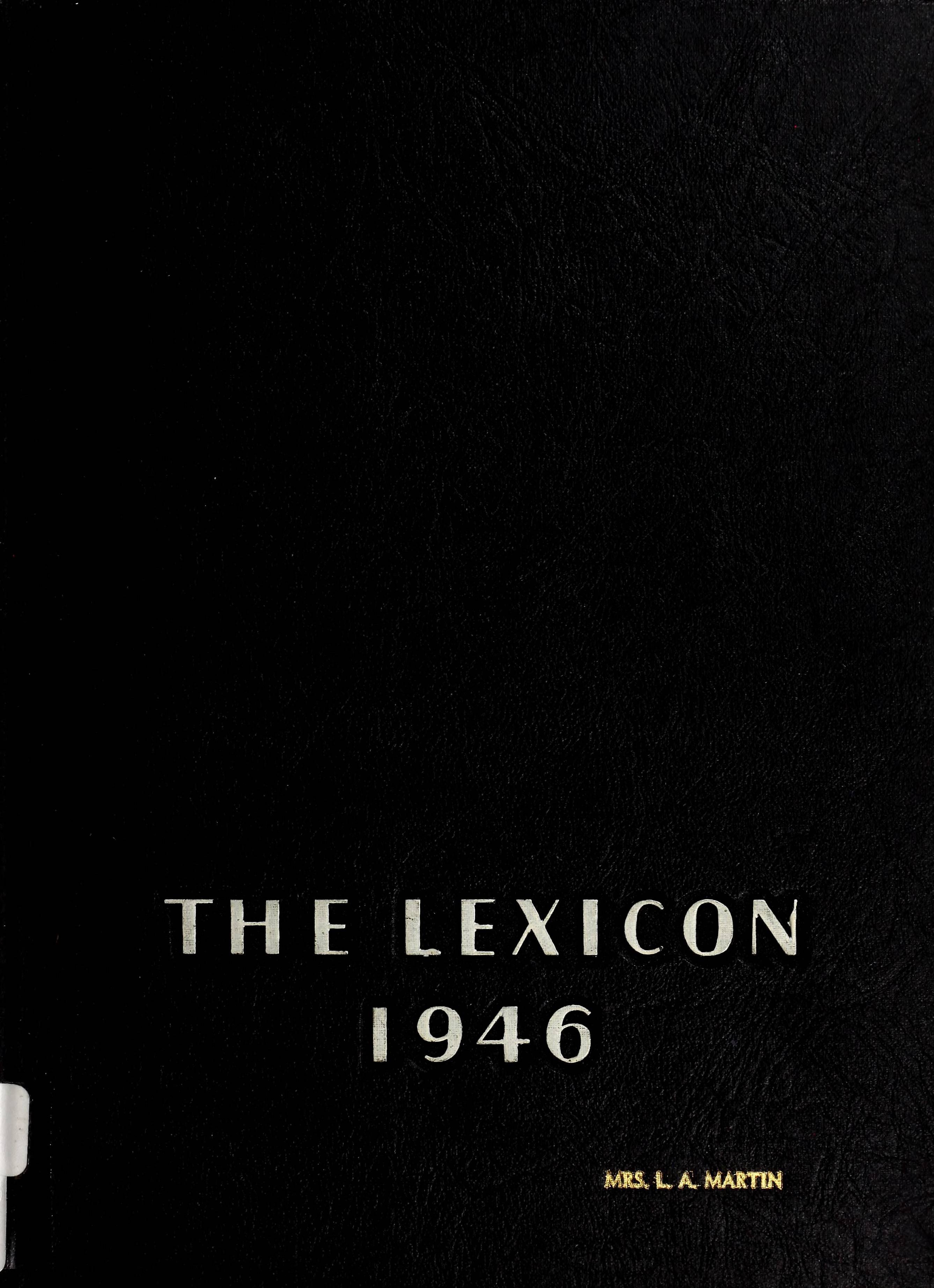The Lexicon [1946]