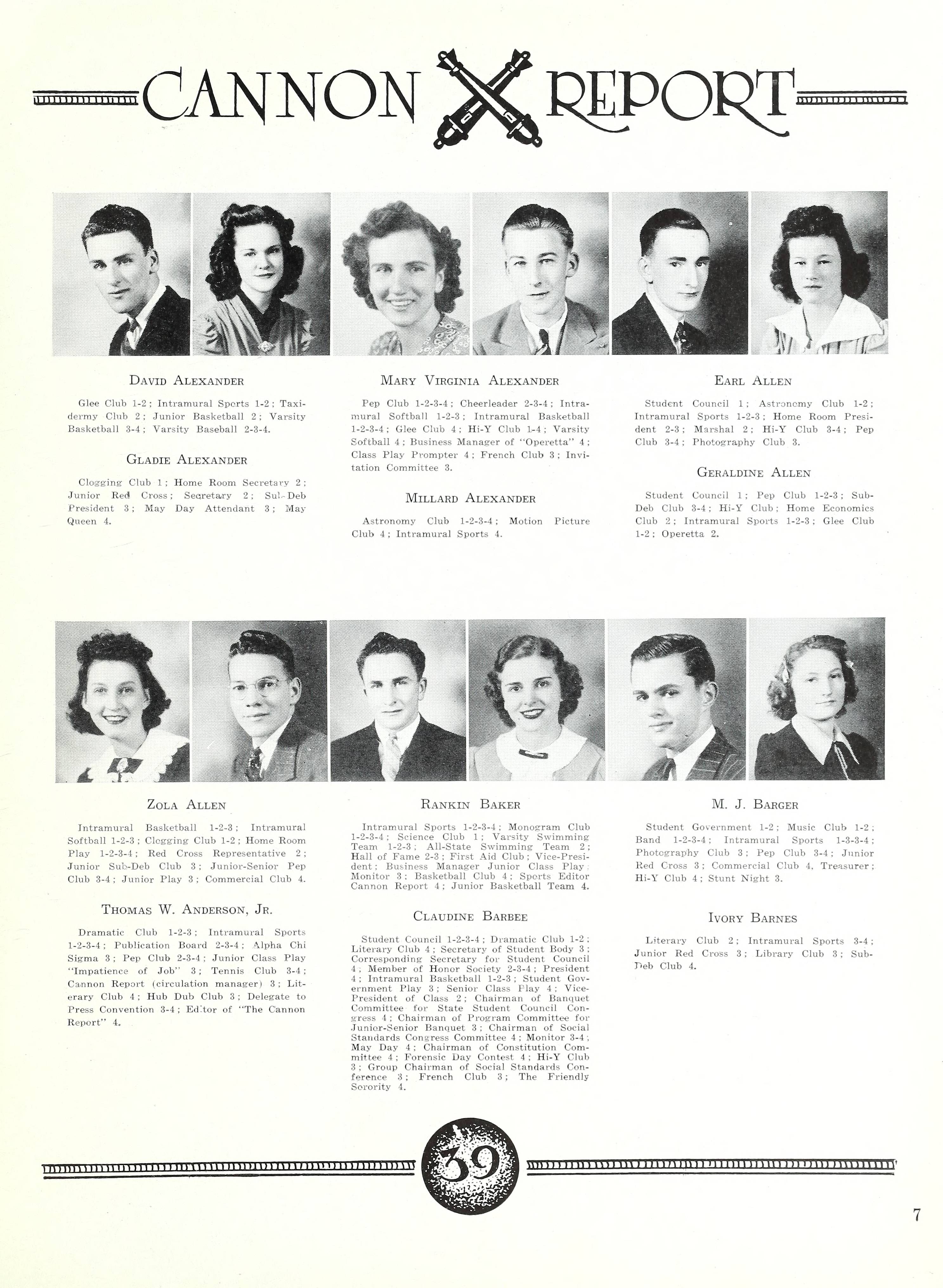 Cannon Report [1939]