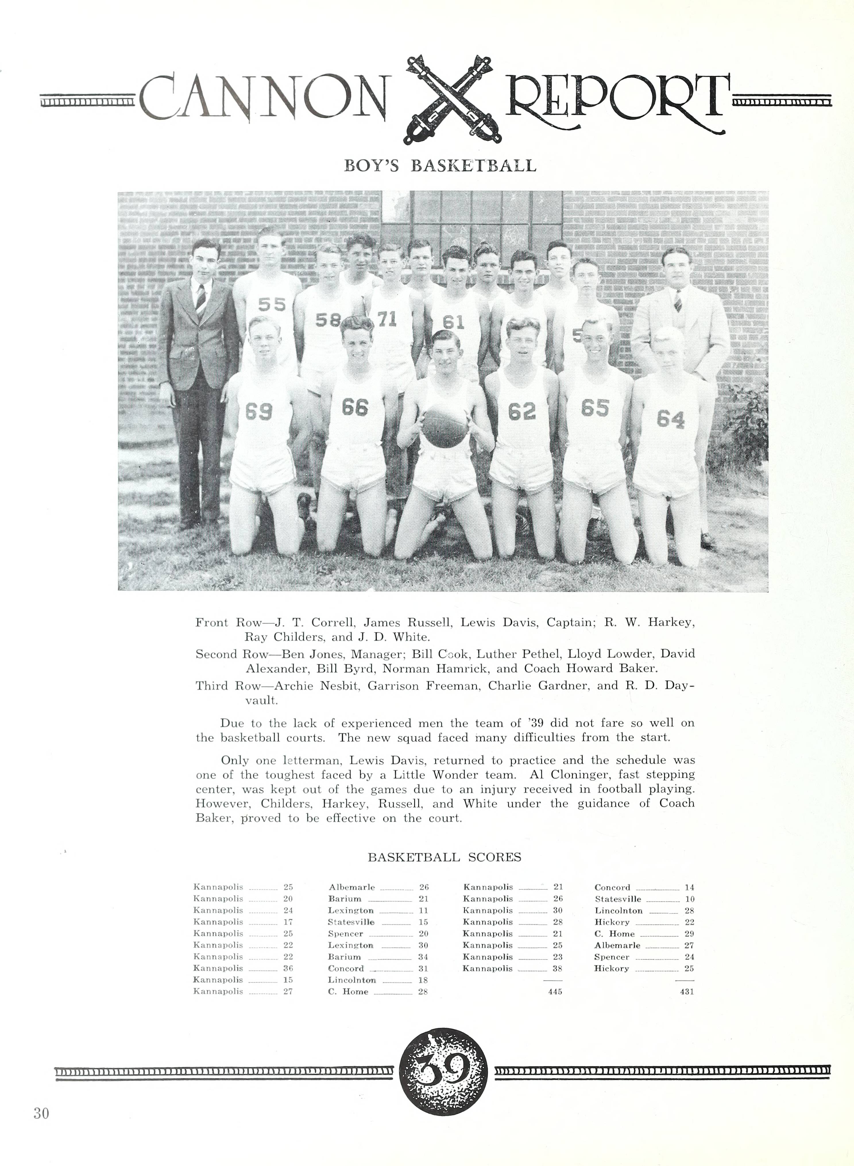 Cannon Report [1939]