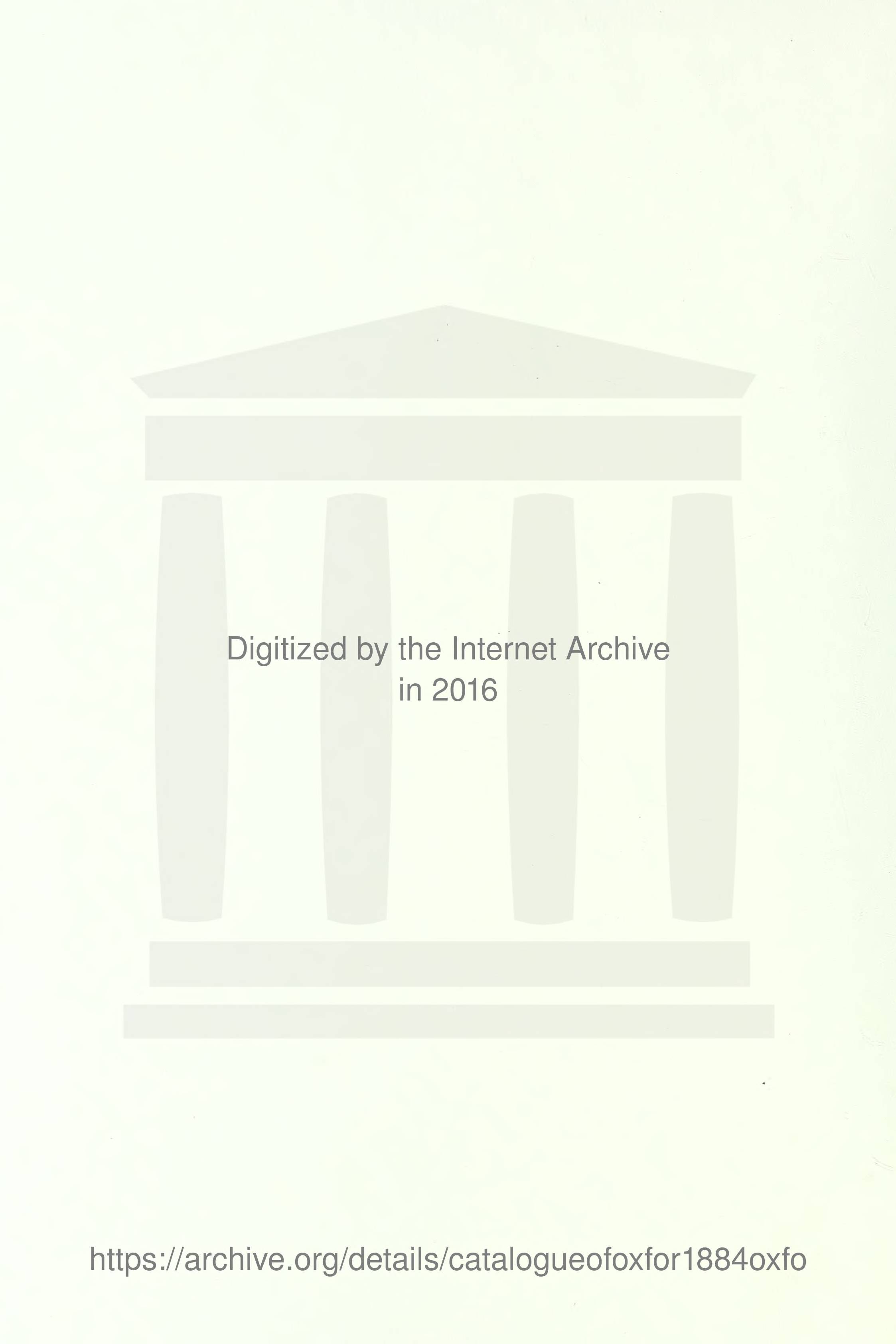 Catalogue of Oxford Female Seminary [1883-1884]