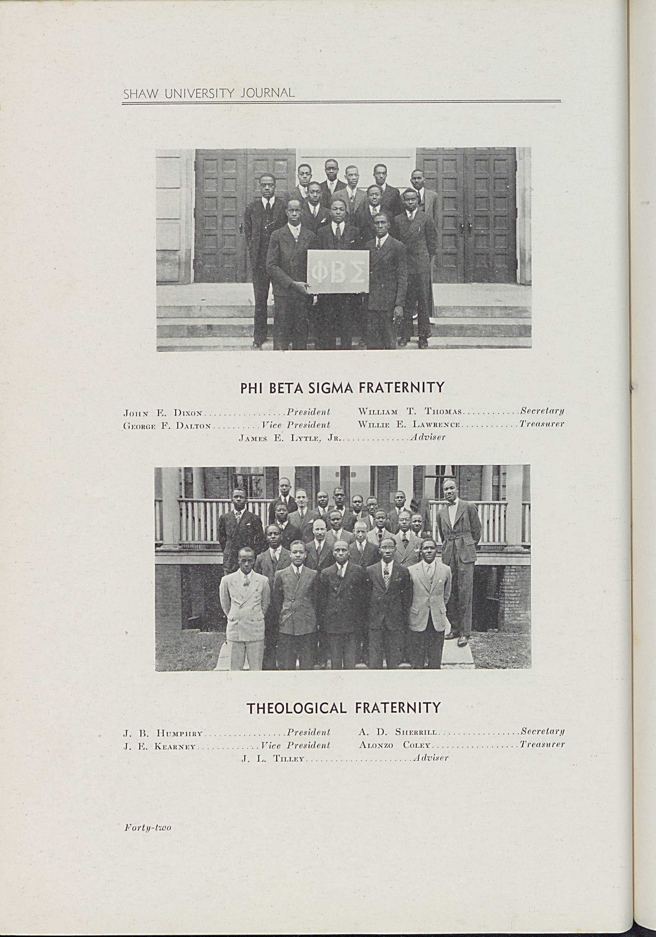 The Shaw University Journal: Commencement Number [1937]