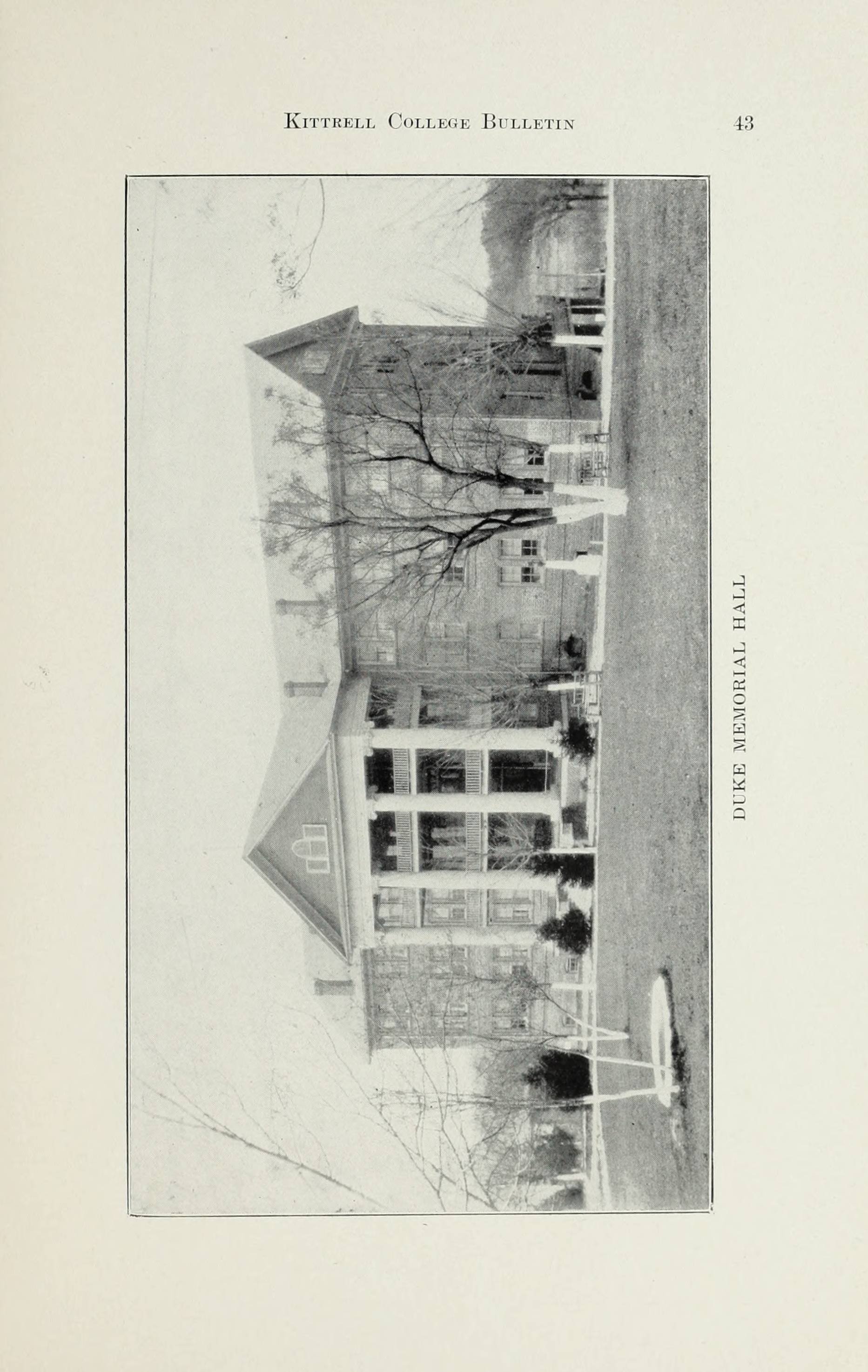 Kittrell College Bulletin [1930-1931]